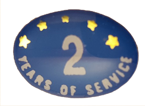 2 YEARS SELF ADHESIVE YEARS OF SERVICE – awardshere.com