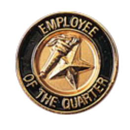 Employee of the Month, Quarter and Year Recognition Lapel Pins